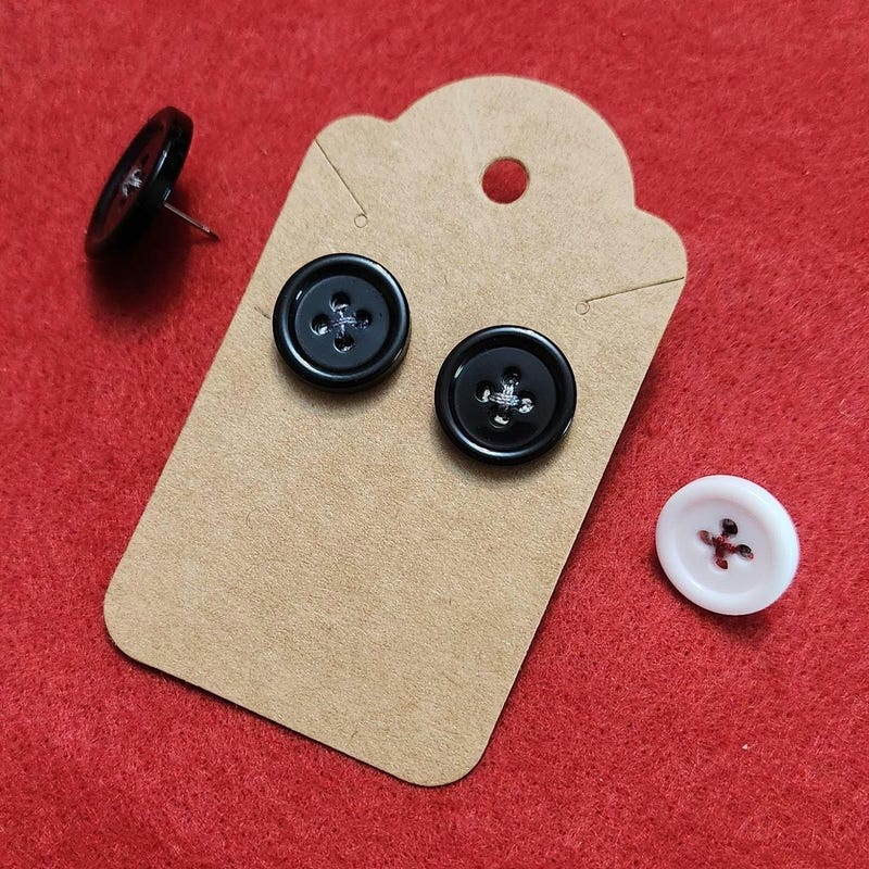 Cute as a Button Earrings - Etsy