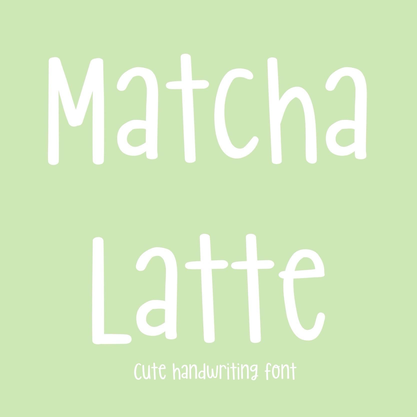 Matcha Latte Font, Neat Handwriting Font, iPad Font, Notetaking Font ...
