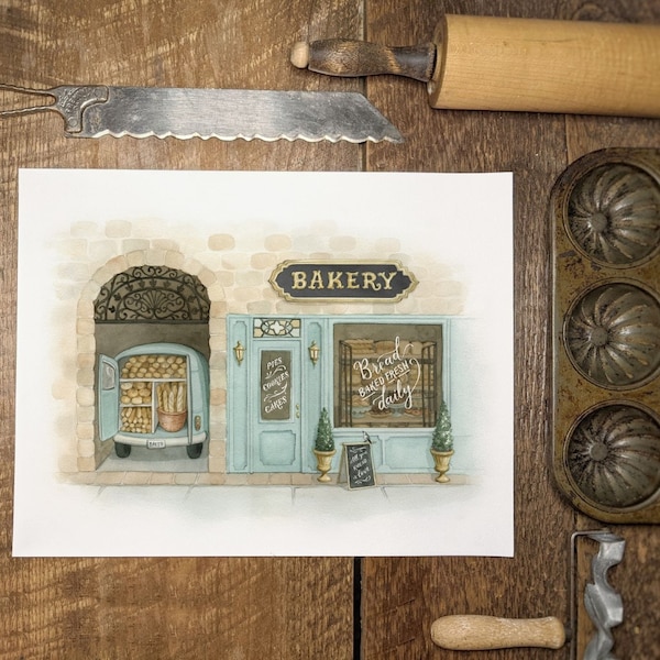 Bakery Print - Etsy