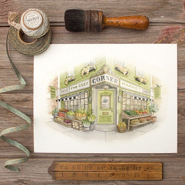 Farmers Market Print - Etsy