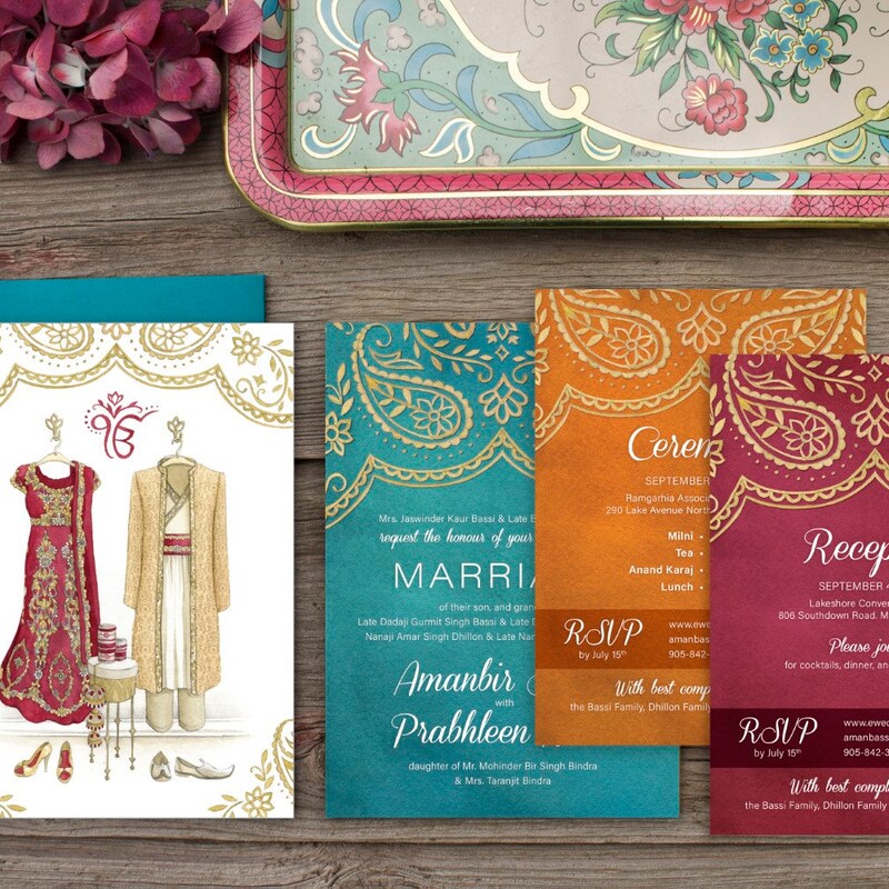 Indian Invitation - Etsy