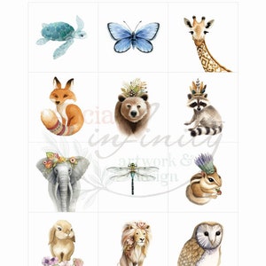 Printable Animal Memory Matching Game - Instant Digital Download ...