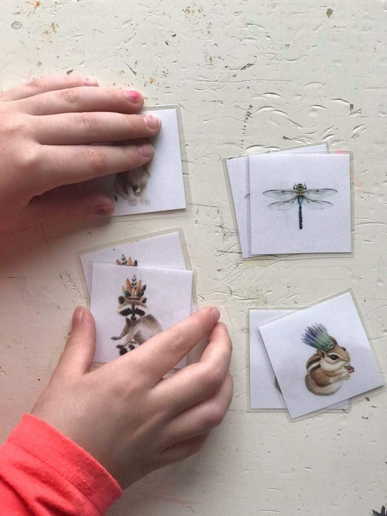 Printable Animal Memory Matching Game Instant Digital | Etsy