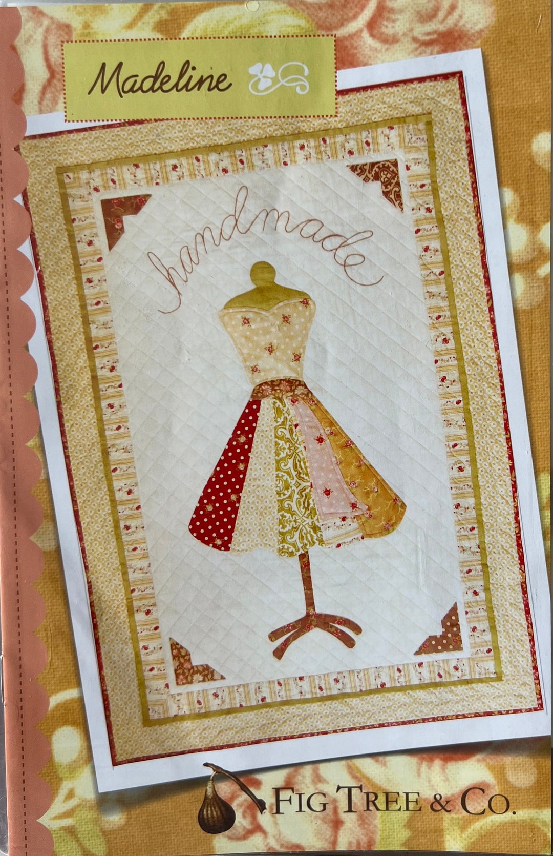 Fig Tree Threads 'madeline' Quilted Wall Hanging Sewing Pattern New - Etsy