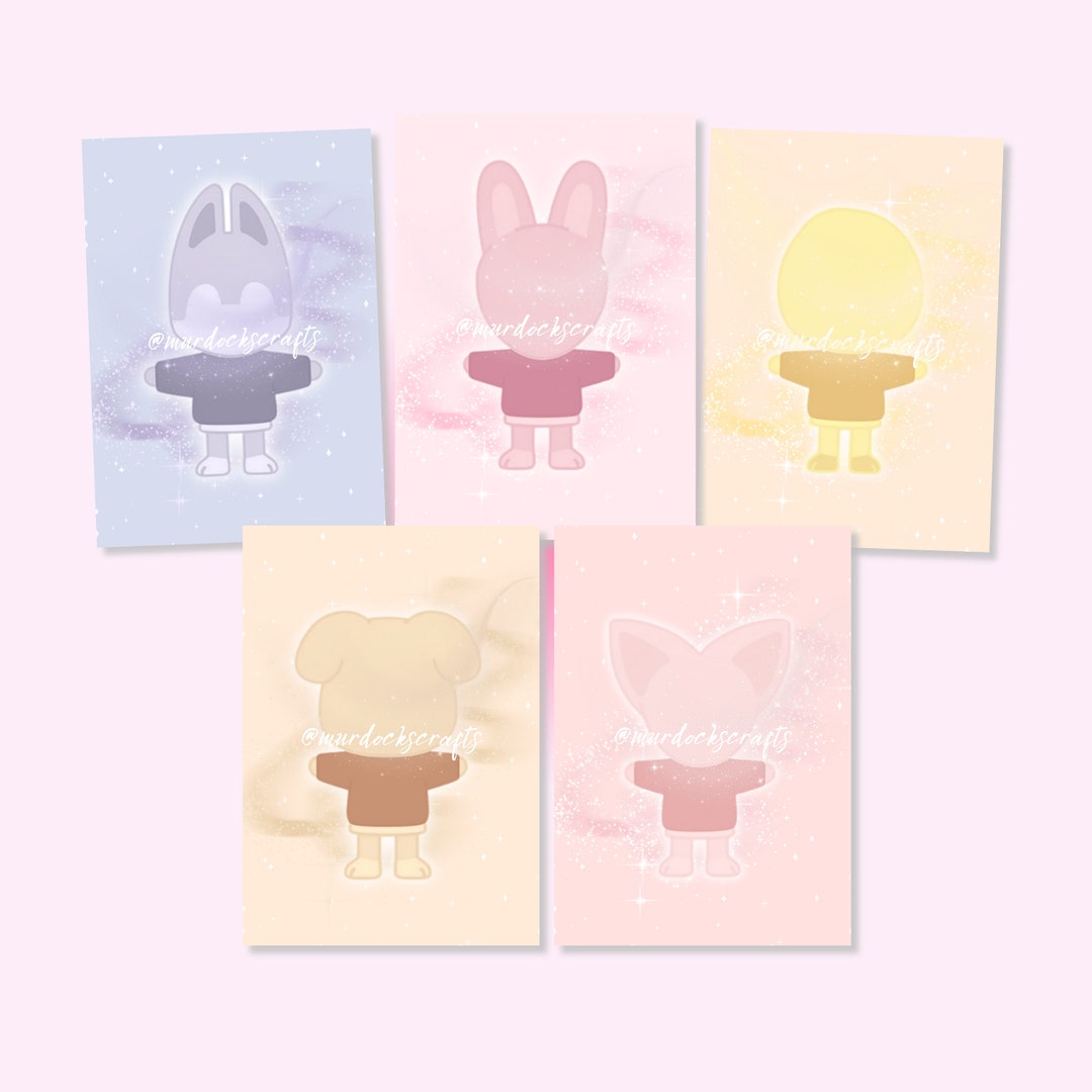 Pastel Stray Kids SKZ SKZOO Character Art Prints 6x4 - Etsy UK