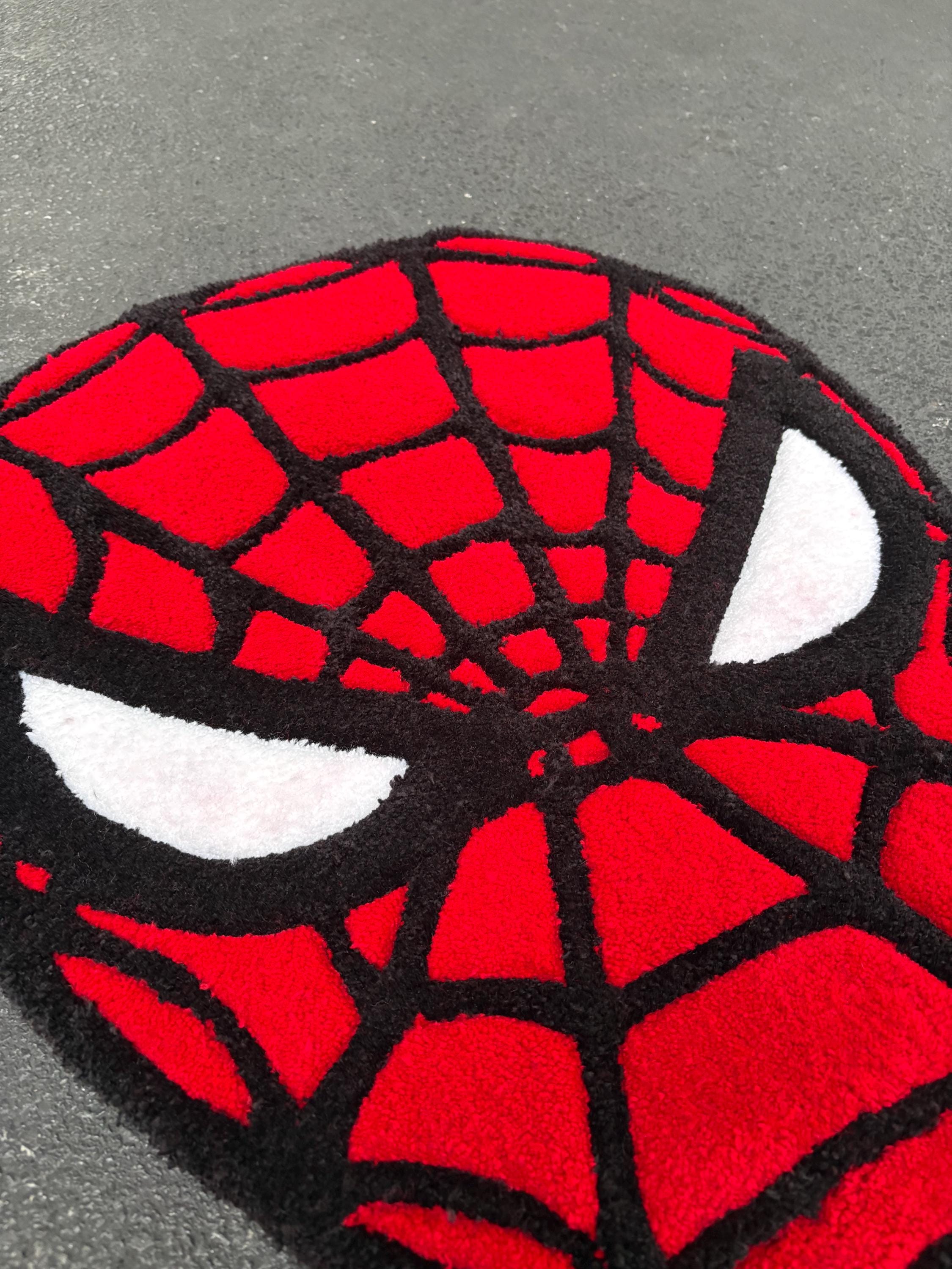 Spiderman Head Tufting/rug - Etsy