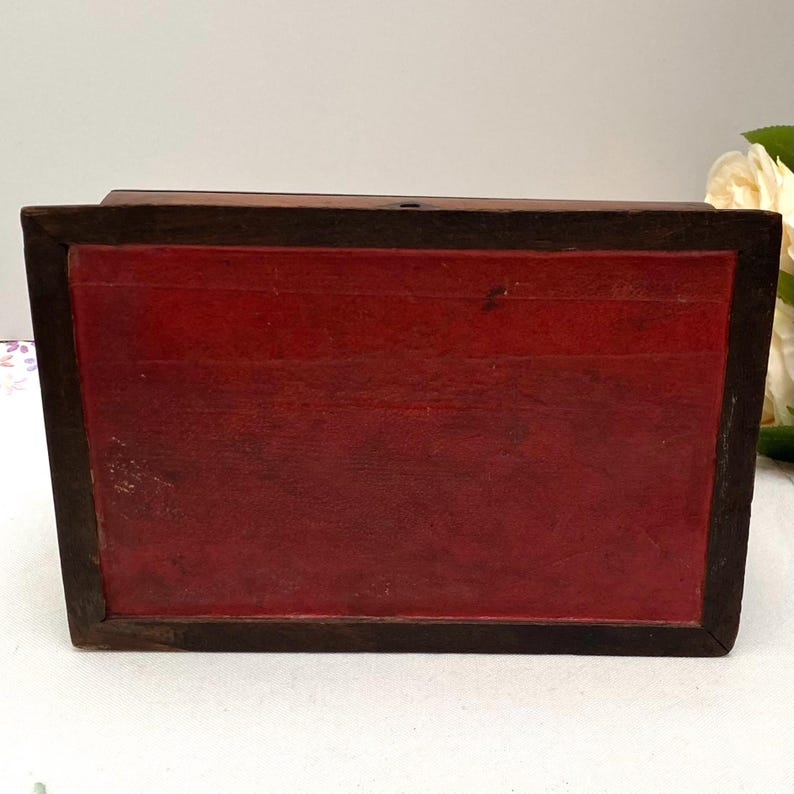 Antique Victorian Walnut Domed Tea Caddy Box - Etsy UK
