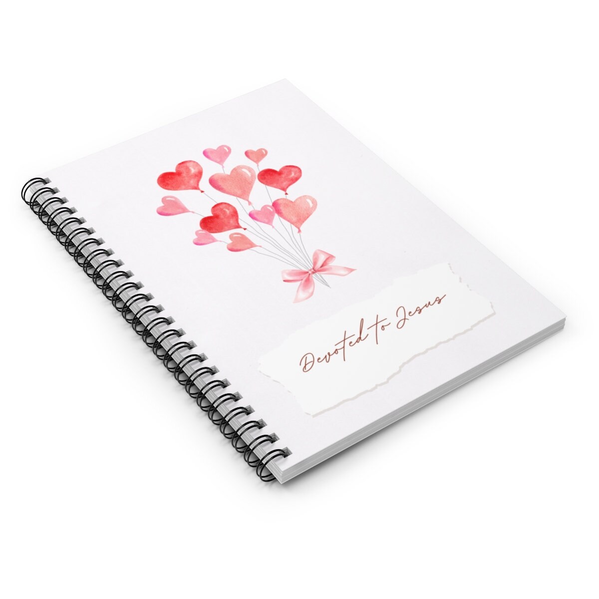 Devoted to Jesus - Spiral Notebook - Ruled Line - Etsy