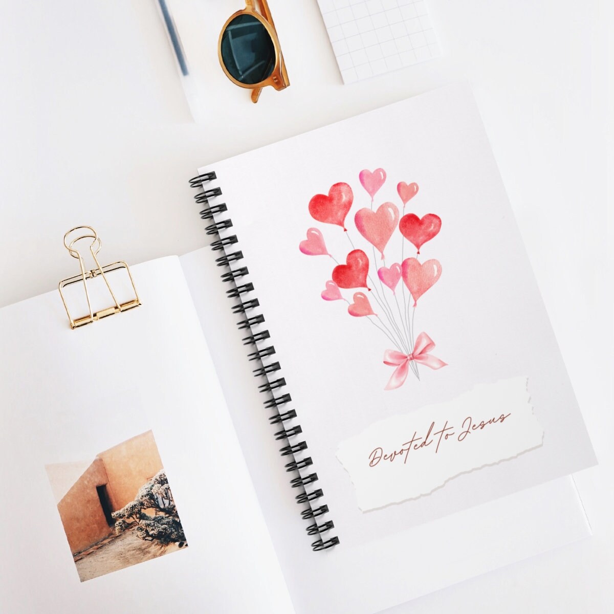 Devoted to Jesus - Spiral Notebook - Ruled Line - Etsy