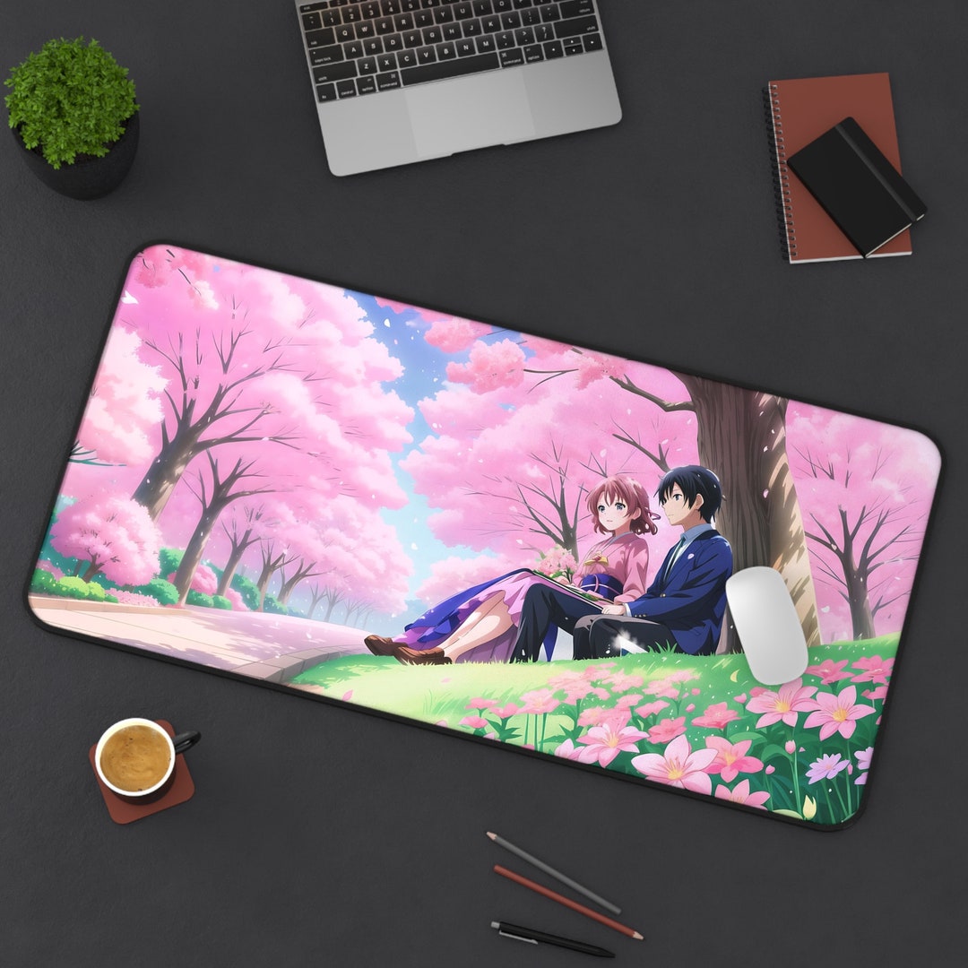Japanese Sakura Desk Mats 9 Models Cherry Blossom Large Desk Pads ...