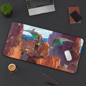 Charizard Desk Mat Collection | Pokemon Charmander XXL Mouse Pad ...