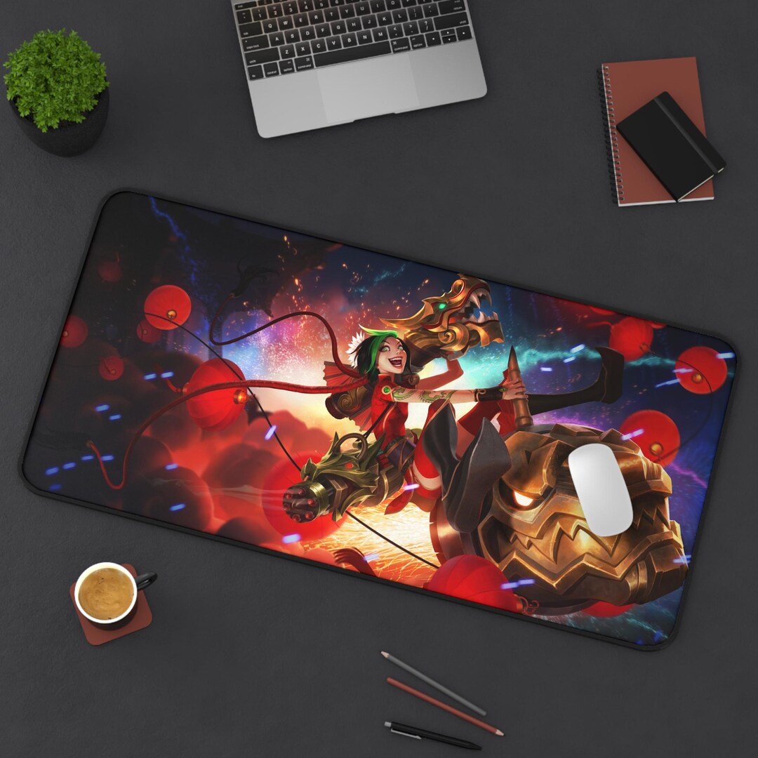 Lol Jinx Skins Desk Mat Collection | Arcane Jinx Mouse Pads | Nonslip ...