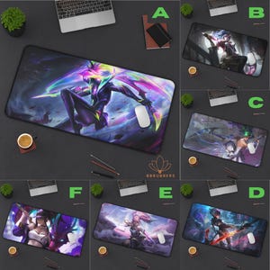 LOL Akali Desk Mat Collection | All Skins | AKALI XXL Mouse Pad ...