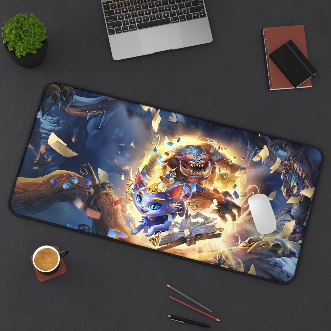Lol Gnar Skins Desk Mat Collection | Gnar Mouse Pads | Nonslip Base ...