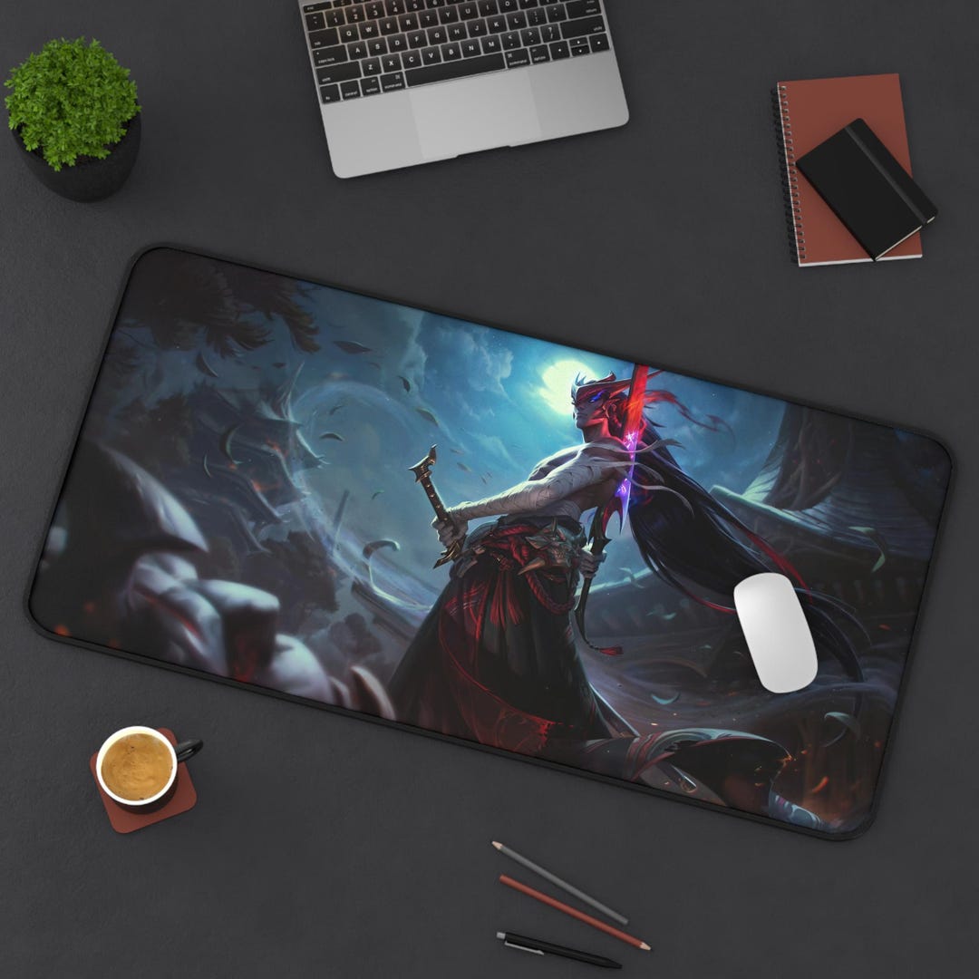 Lol Yone Desk Mat Collection | Yone Mouse Pads | 3mm Thickness Nonslip ...