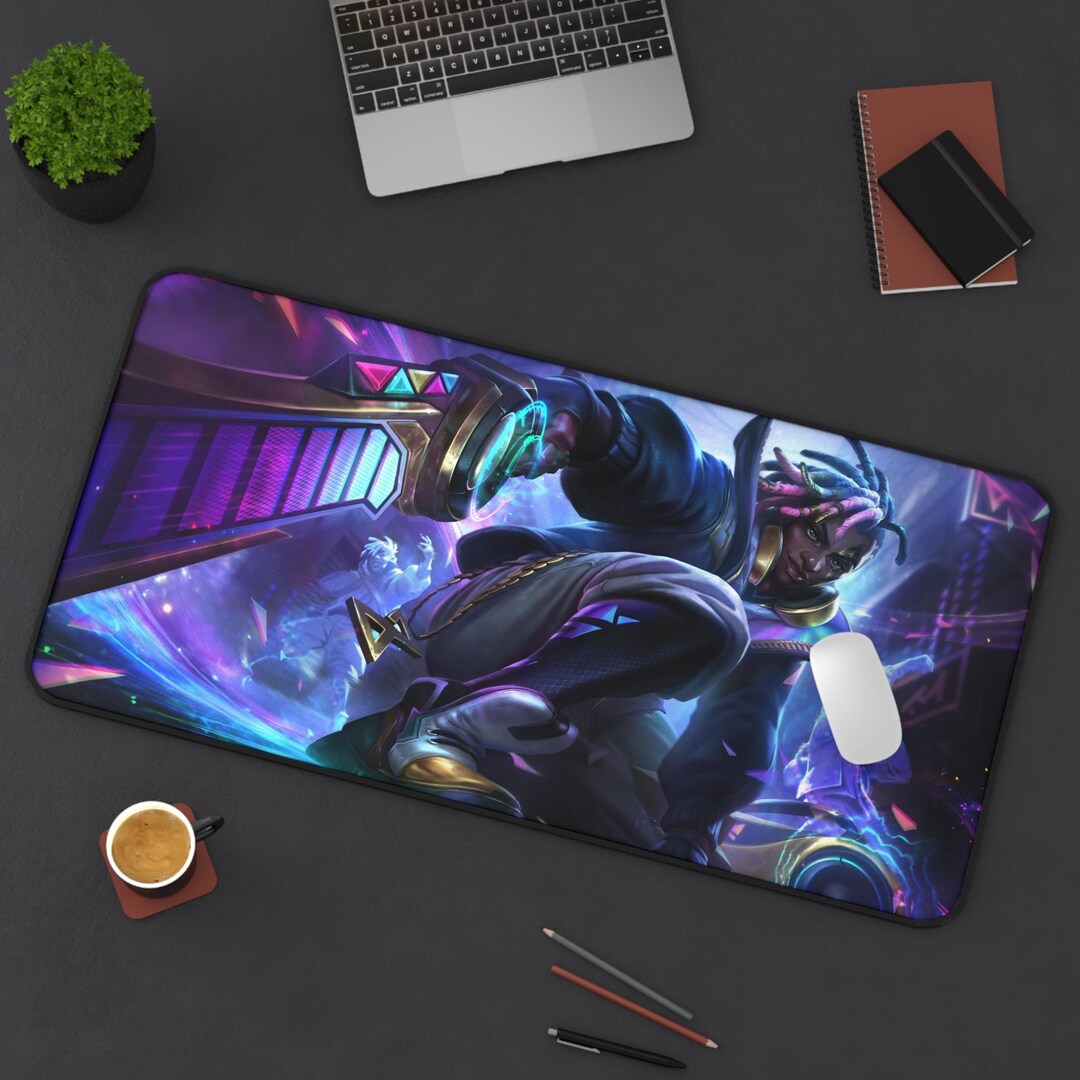 Lol Ekko Skins Desk Mat Collection | Ekko Mouse Pads | Nonslip Base ...