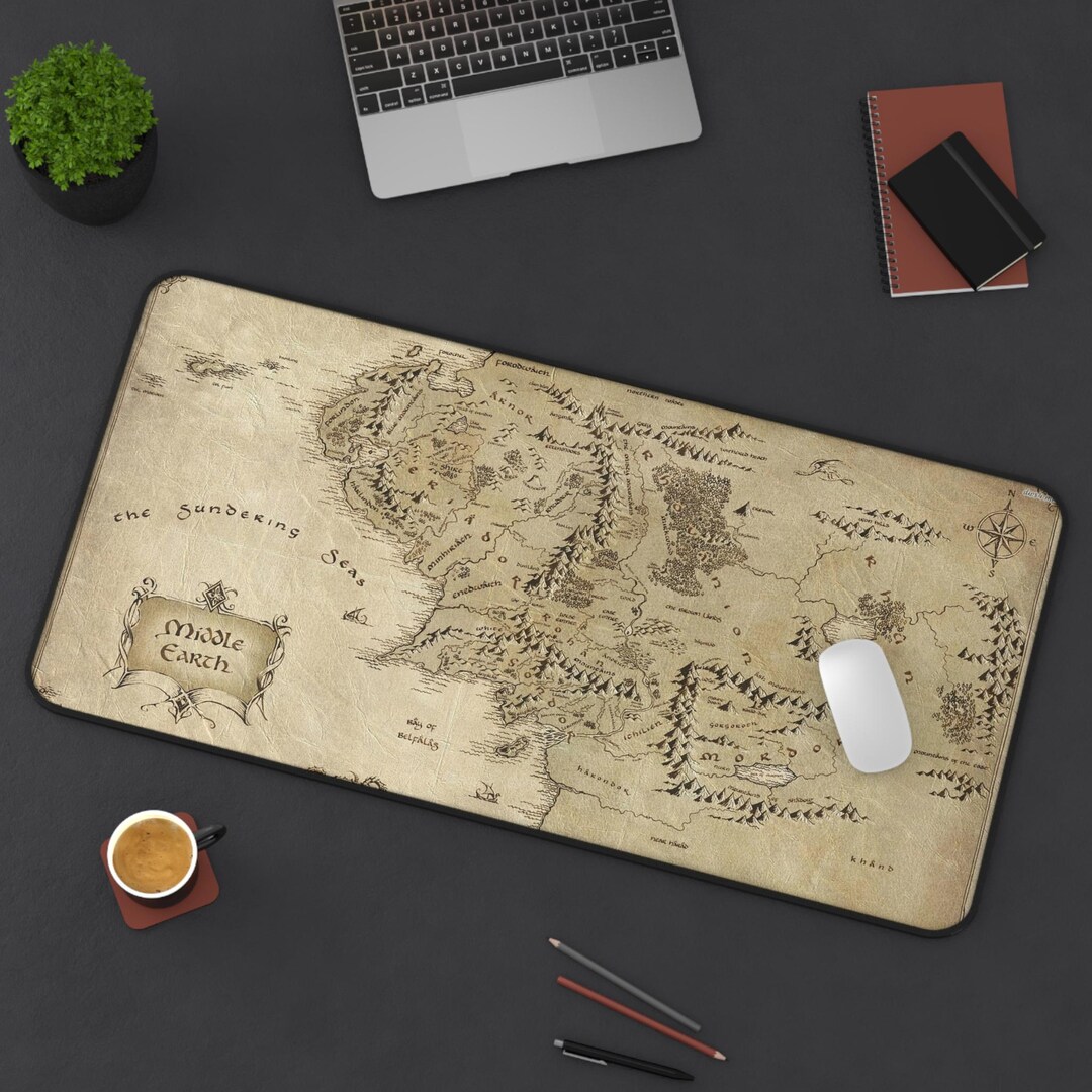Lord of the Rings Desk Mat | 9 Models | LOTR XXL Mouse Pad | Nonslip ...