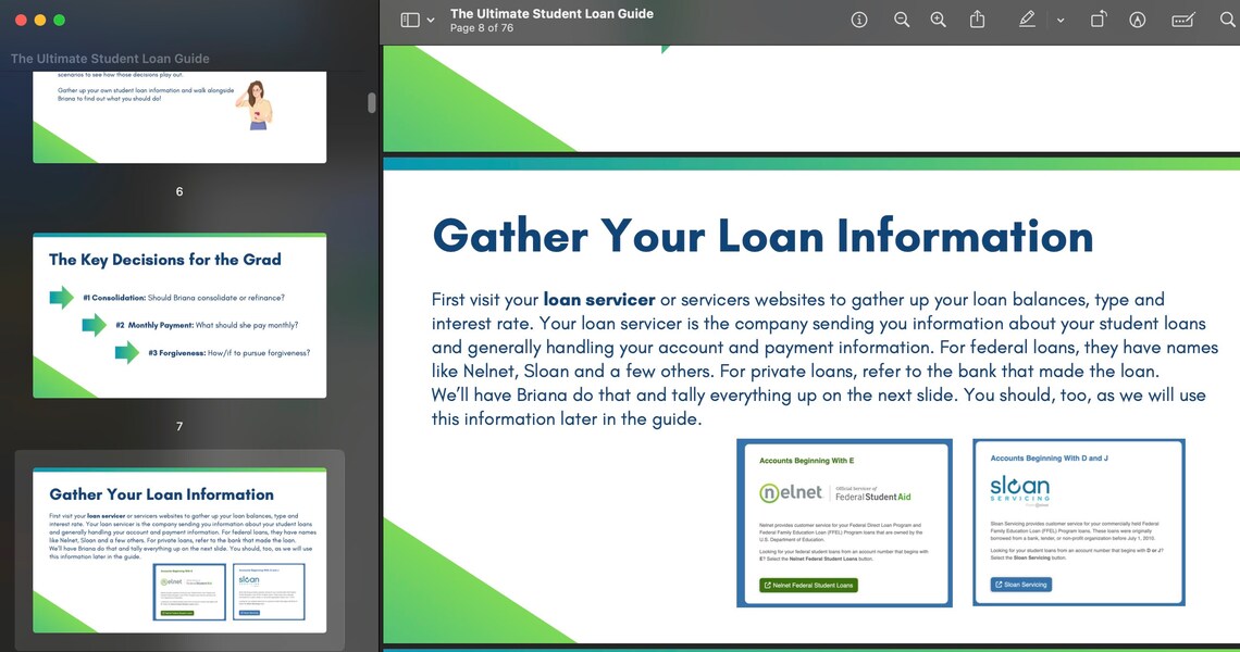 The Ultimate Student Loan Guide - Digital Financial Planner & Guide to ...