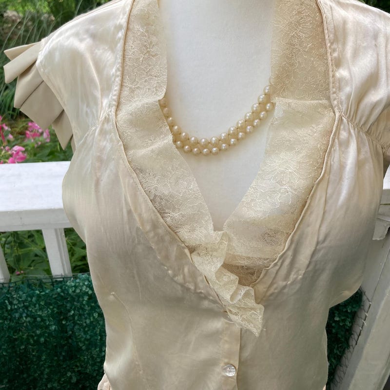 Taffeta Blouse - Etsy