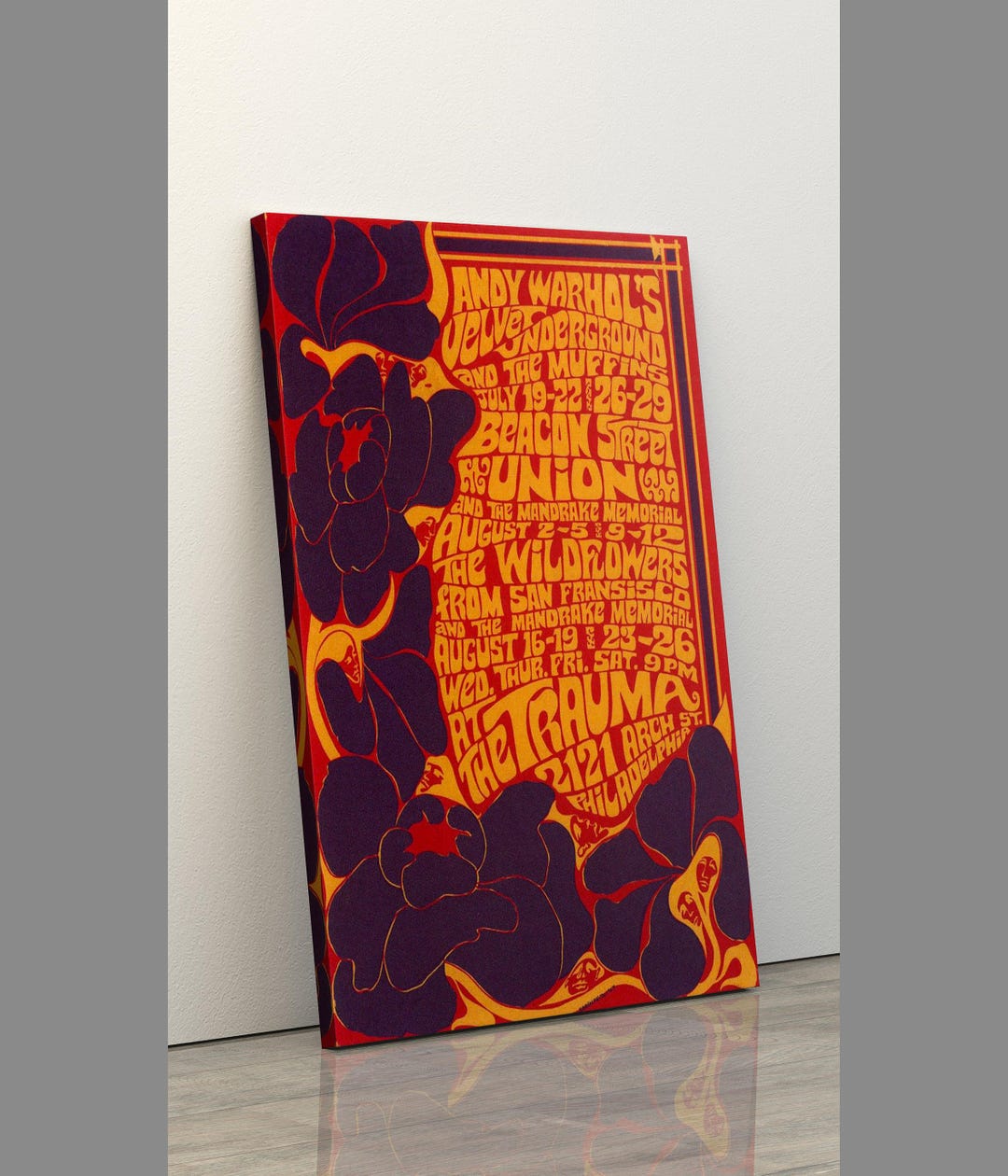 The Velvet Underground Band Andy Warhol POSTER Print,vintage 60s 70s ...