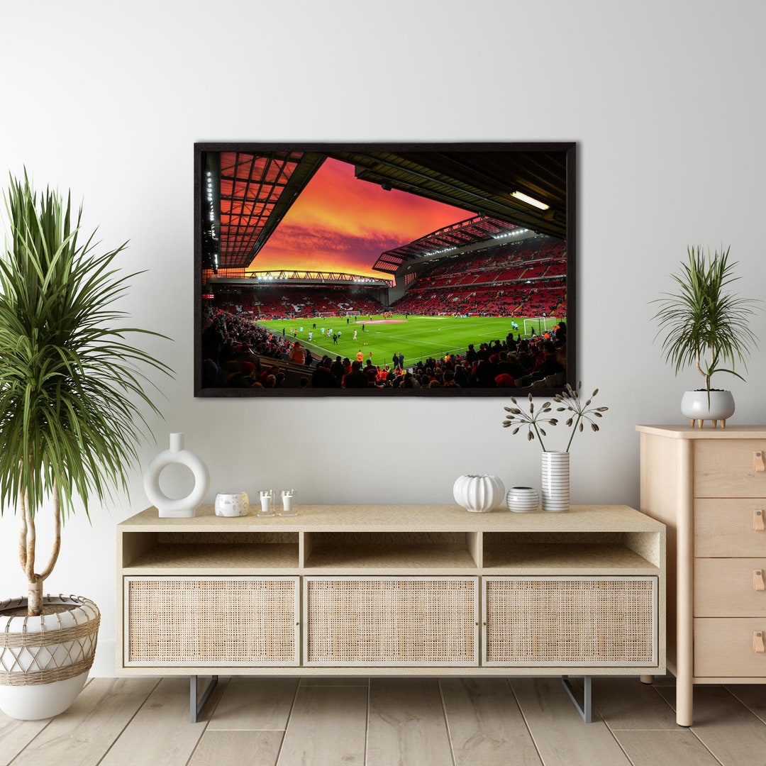 Stadium Poster,anfield Stadium Print,liverpool FC Poster,premier League ...