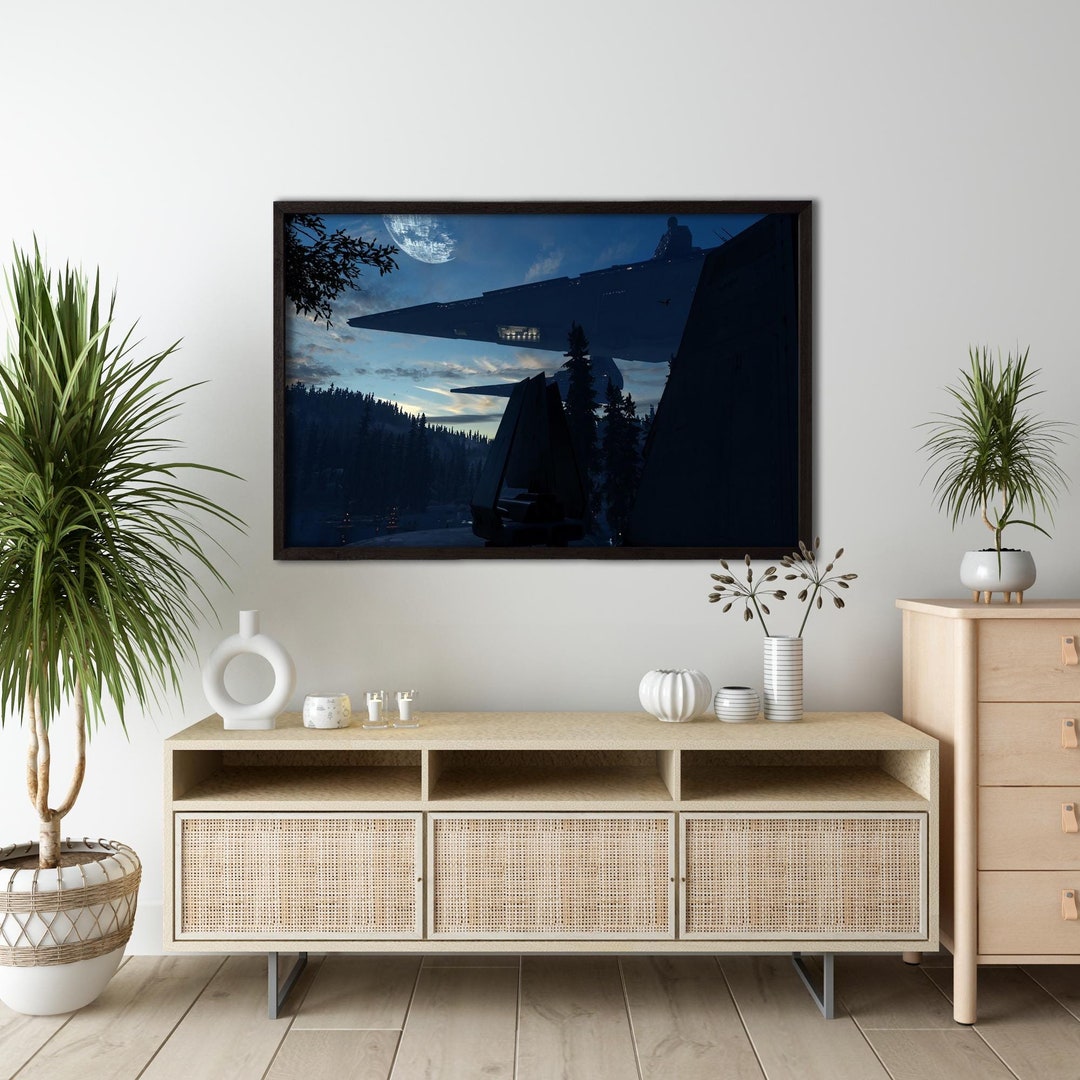 Endor Star Wars Art, Star Wars Poster, Wall Art, Return of the Jedi ...