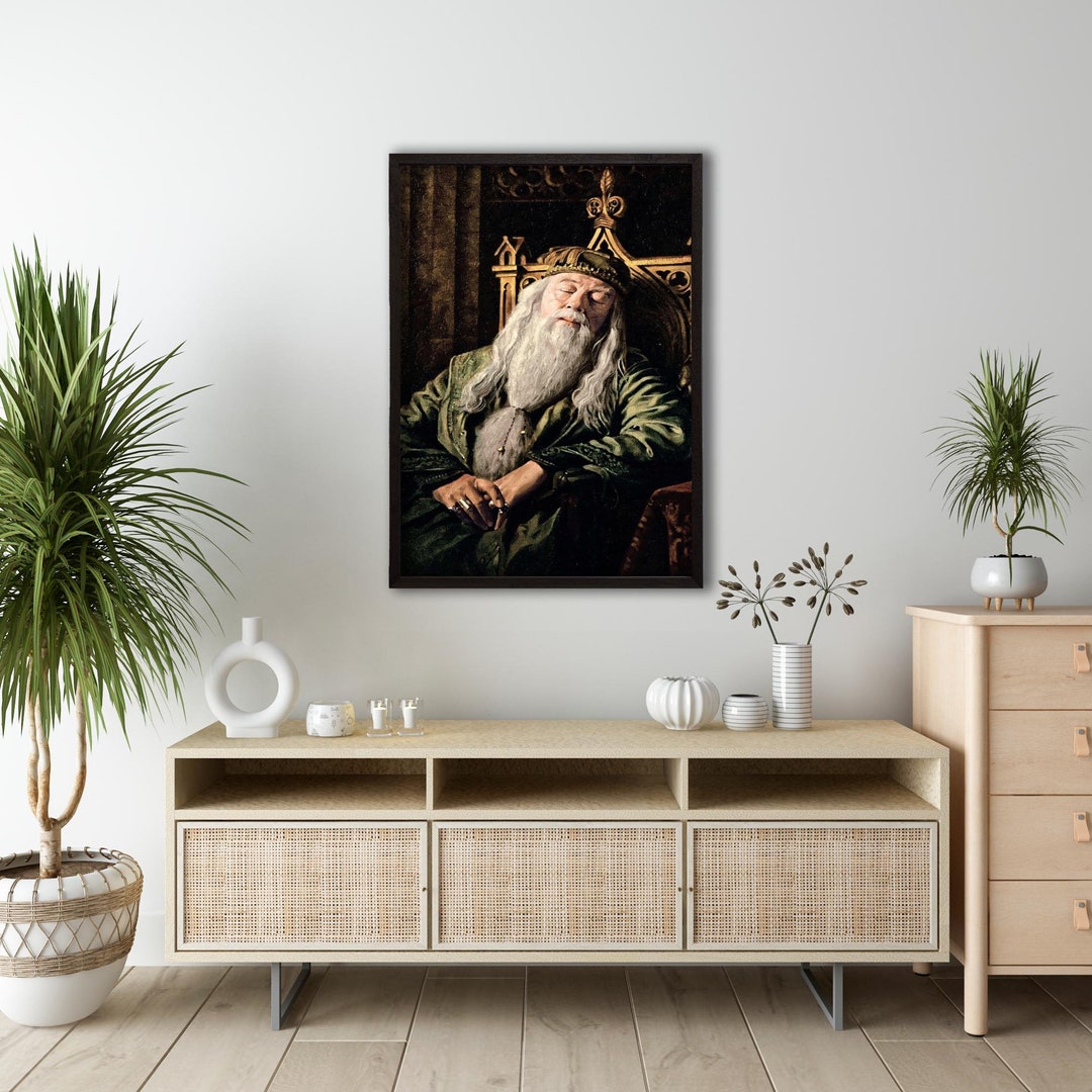 Headmaster Portrait Fine Art Print, Magic Wizarding School Professor ...