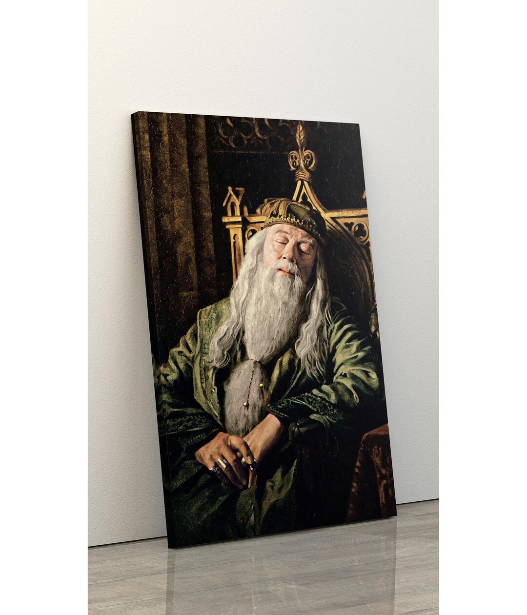 Magic Wizarding School Professor Oil Painting Headmaster Portrait Fine ...