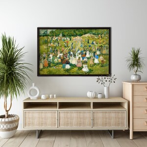 Wonderful Maypole. Loads of Children Dancing. MAY DAY Vintage ...