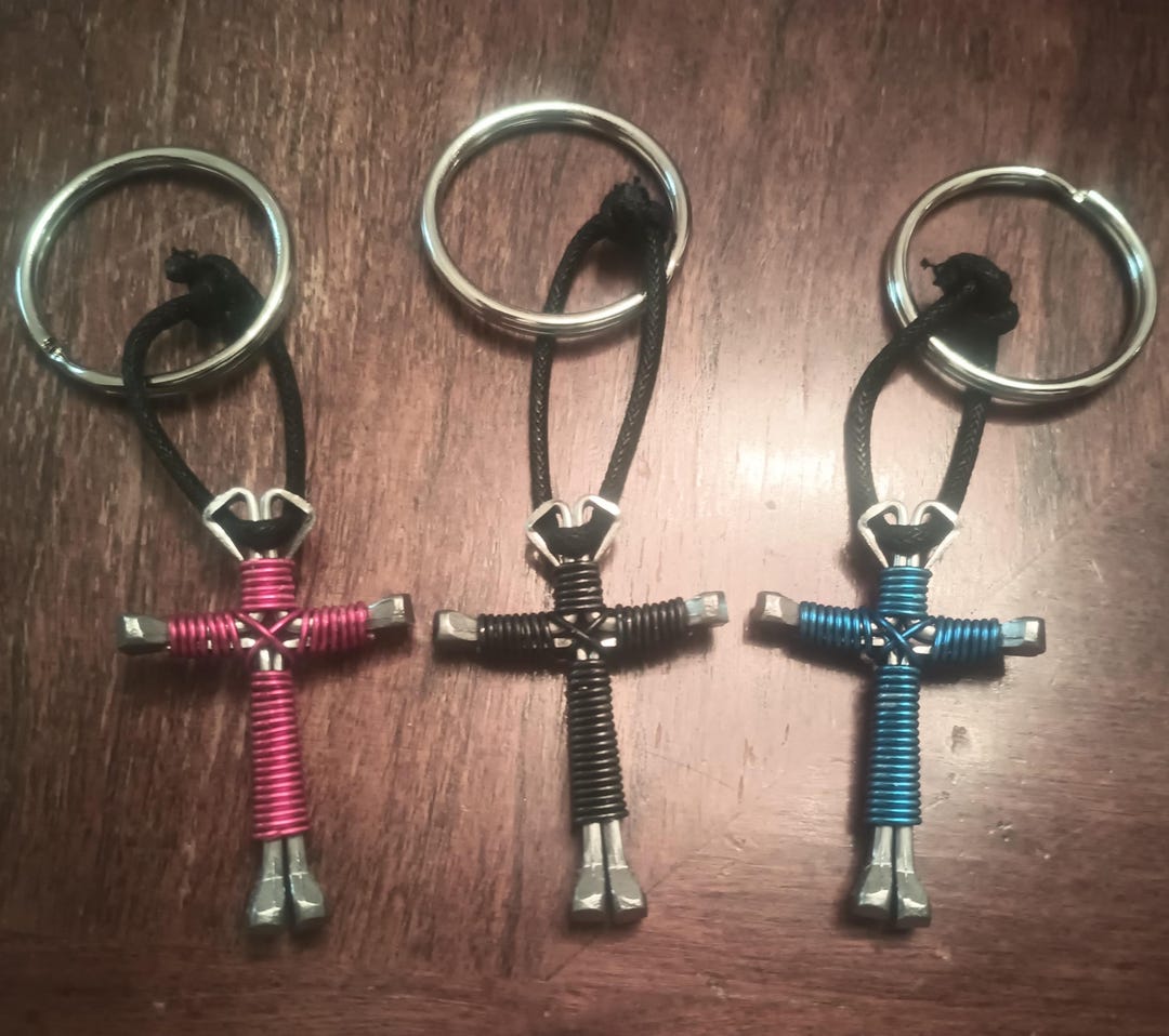The Disciple's Cross Keychains handmade in the USA western Keychains ...