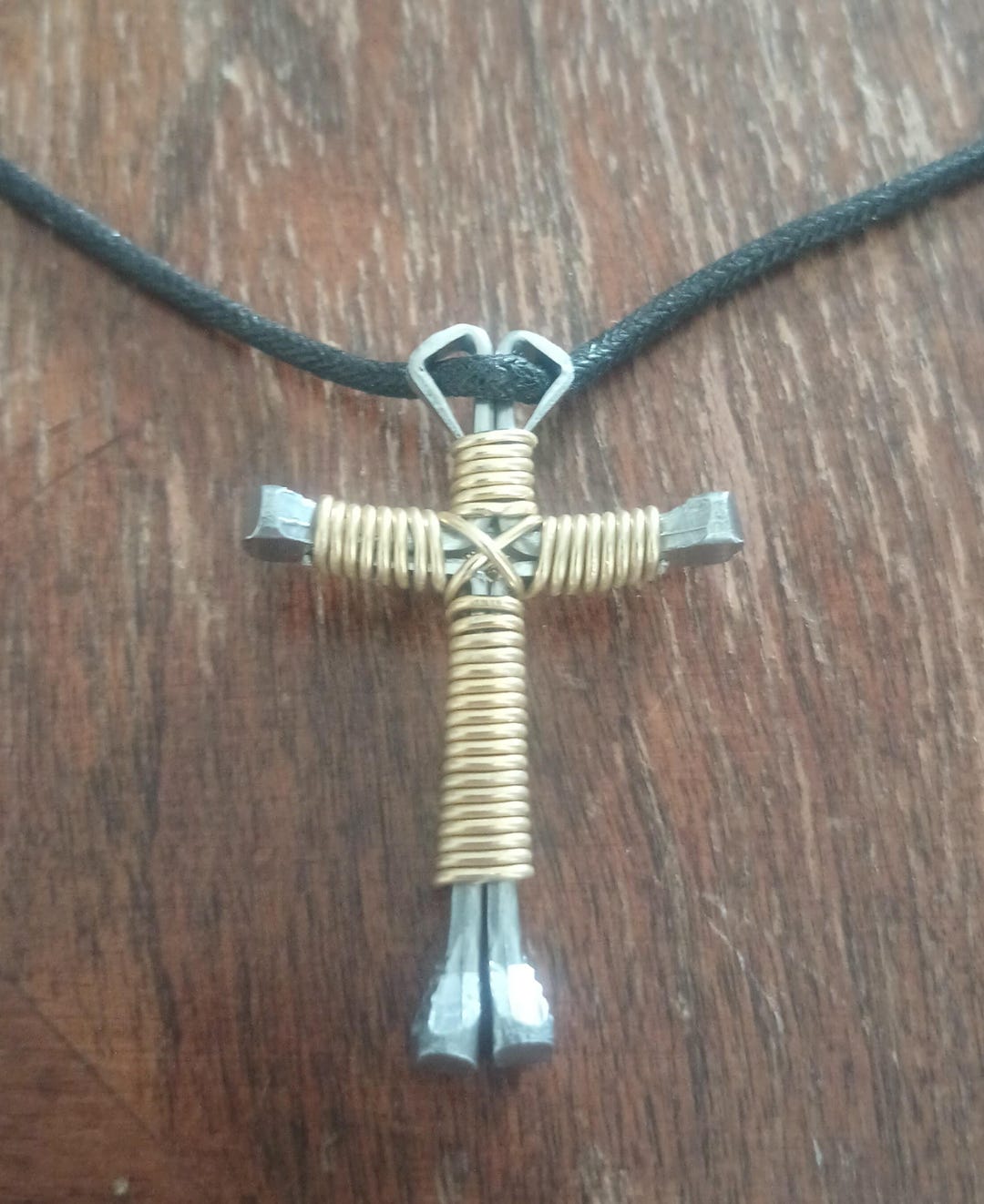 The Disciple's Cross Necklace gold handmade in the USA - Etsy