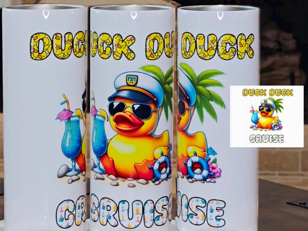 Cruise Ducks || Duck Duck Cruise Tumbler || Cruise Souvenirs ...