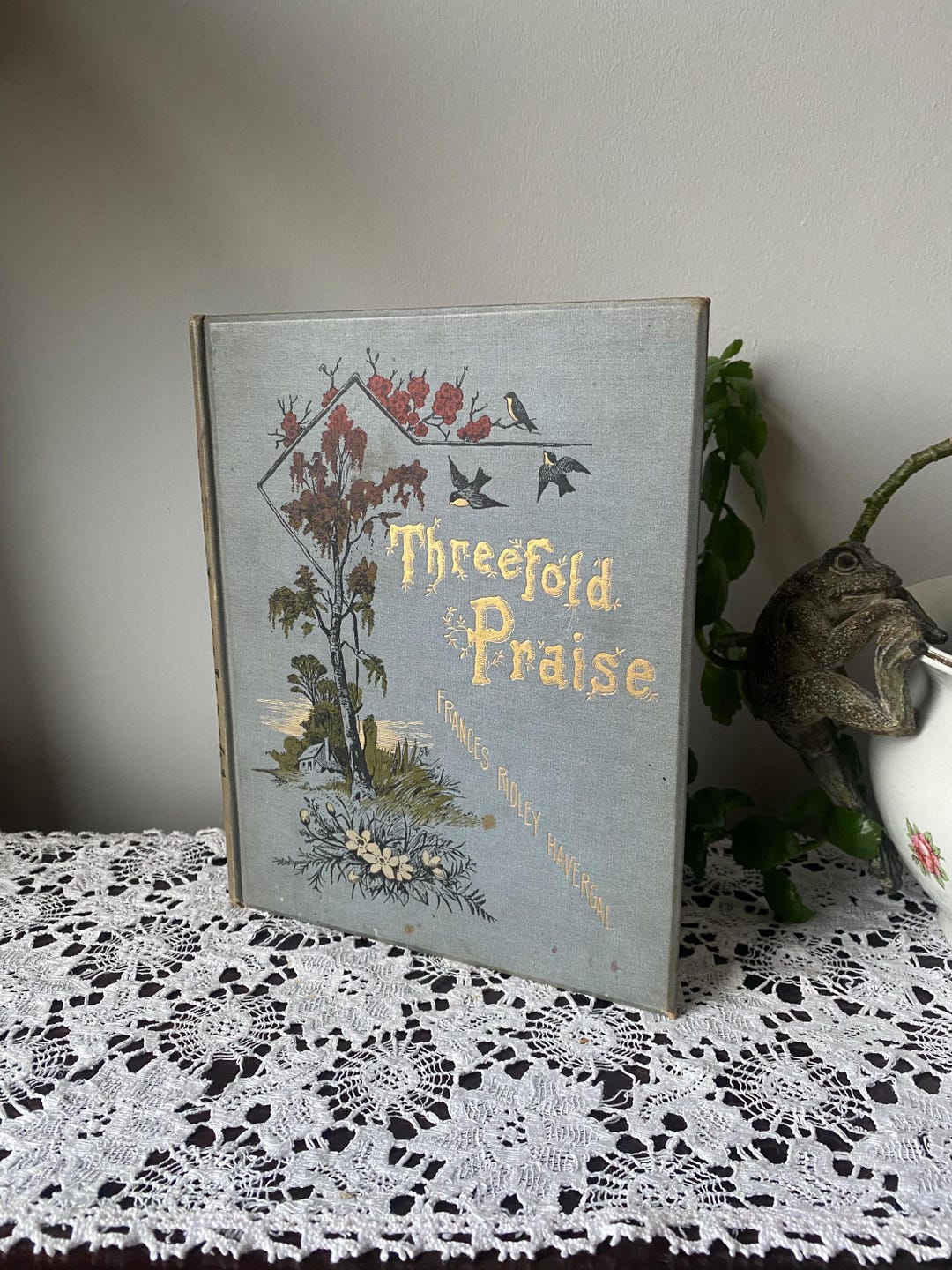 Threefold Praise by Frances Ridley Havergal 1890 Victorian Illustrated ...