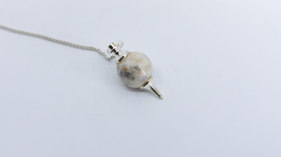 Sunstone Crystal Ball Pendulums | Crystal Sphere Pendulum Pendant ...
