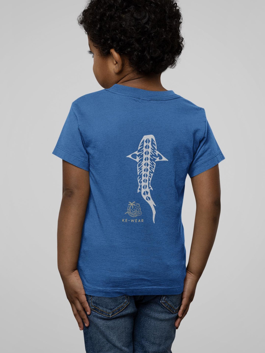 Youth Shark T-shirt, Tiger Shark Shirt, Crew Neck Shirt, Hawaiian Shark ...