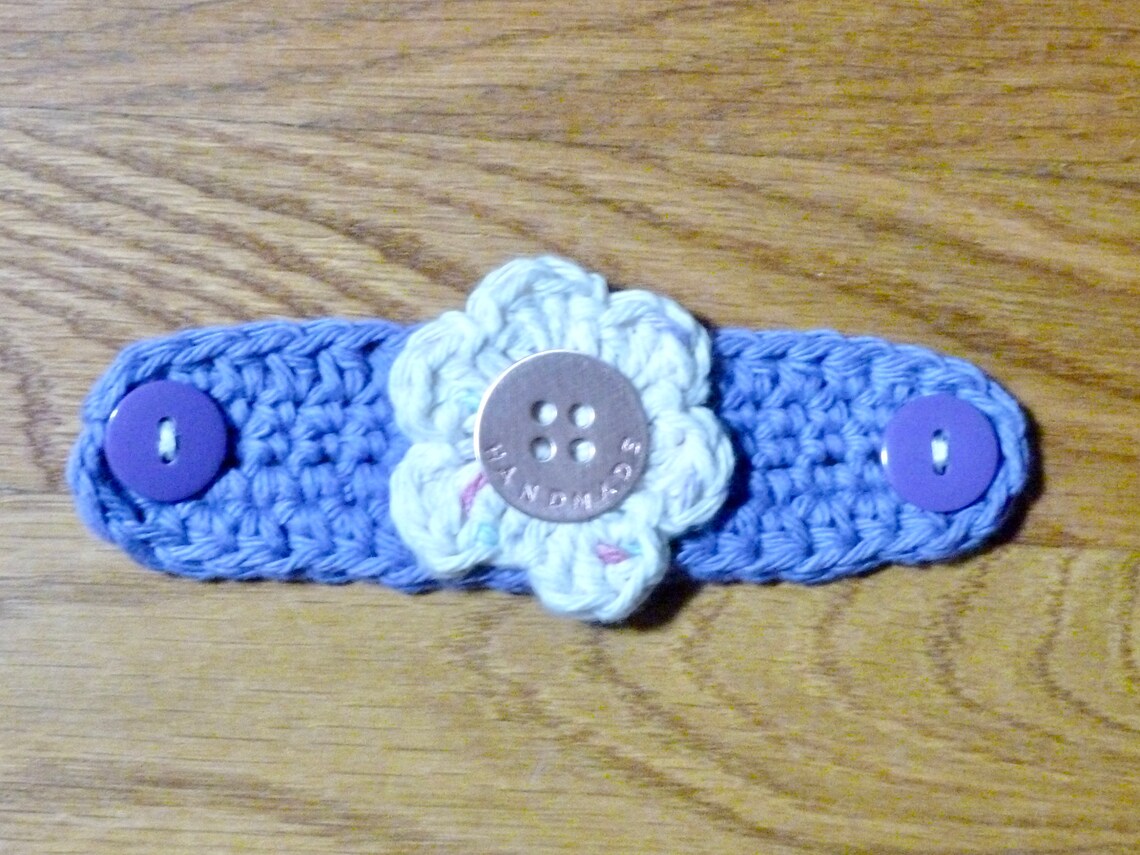 Personalized Hand Stamped 1" Metal Button With Large Sewing Holes for ...