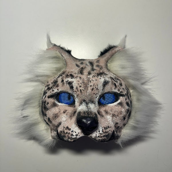 Snow Leopard Therian Mask - Etsy