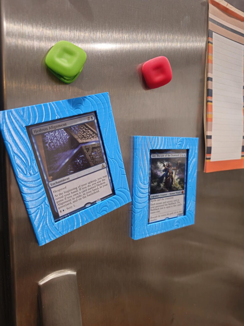 MTG Card Display & Frames With Hidden Magnets for Fridges, Desktops ...