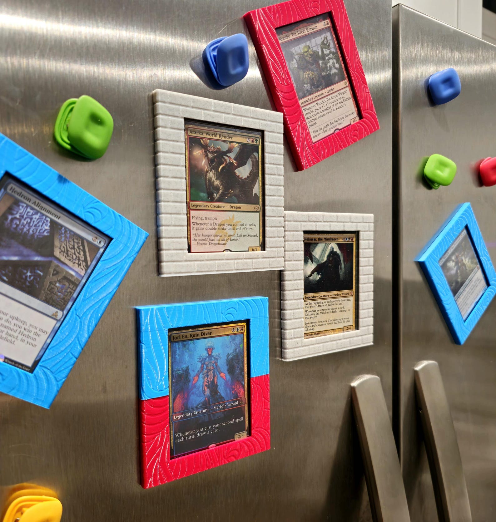 MTG Card Display & Frames With Hidden Magnets for Fridges, Desktops ...