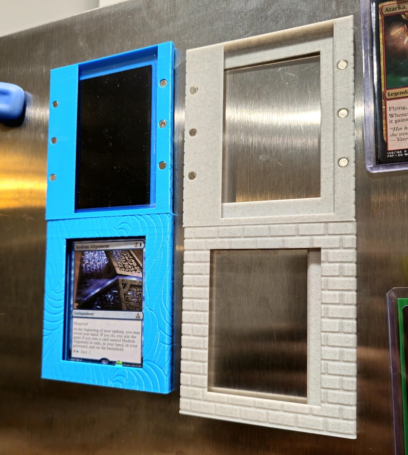MTG Card Display & Frames With Hidden Magnets for Fridges, Desktops ...