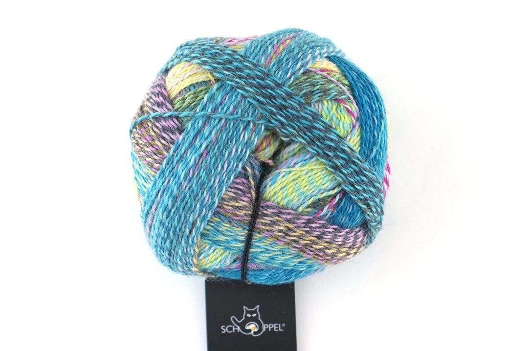 Crazy Zauberball! Self Patterning Sock Yarn, Color 2355 Garden Party ...