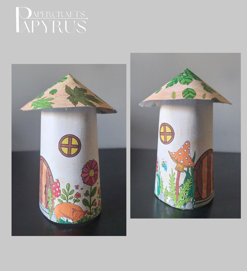 Fairy House - DIY Pattern - Enchanting Fairy Houses Coloring Kit ...