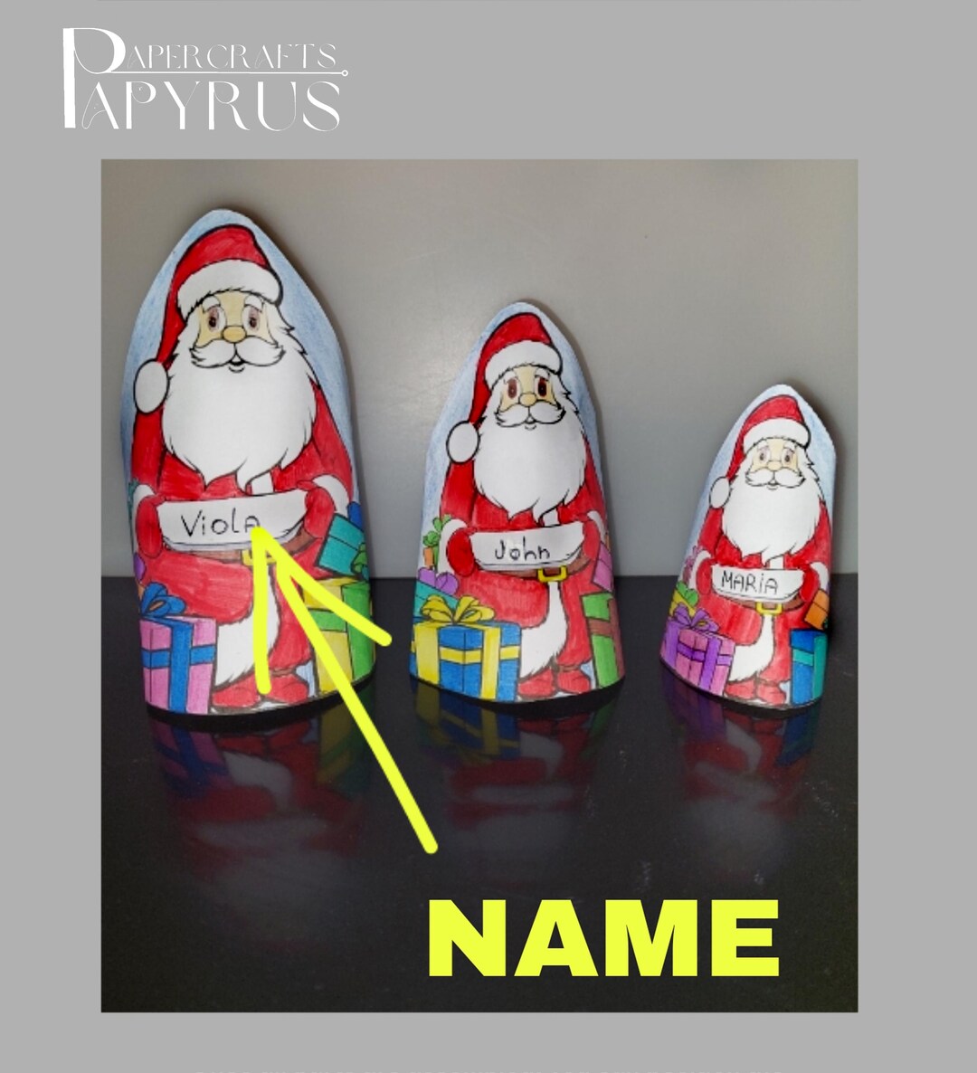 Place Cards, Place Name Cards, Festive Place Cards, Christmas Table ...