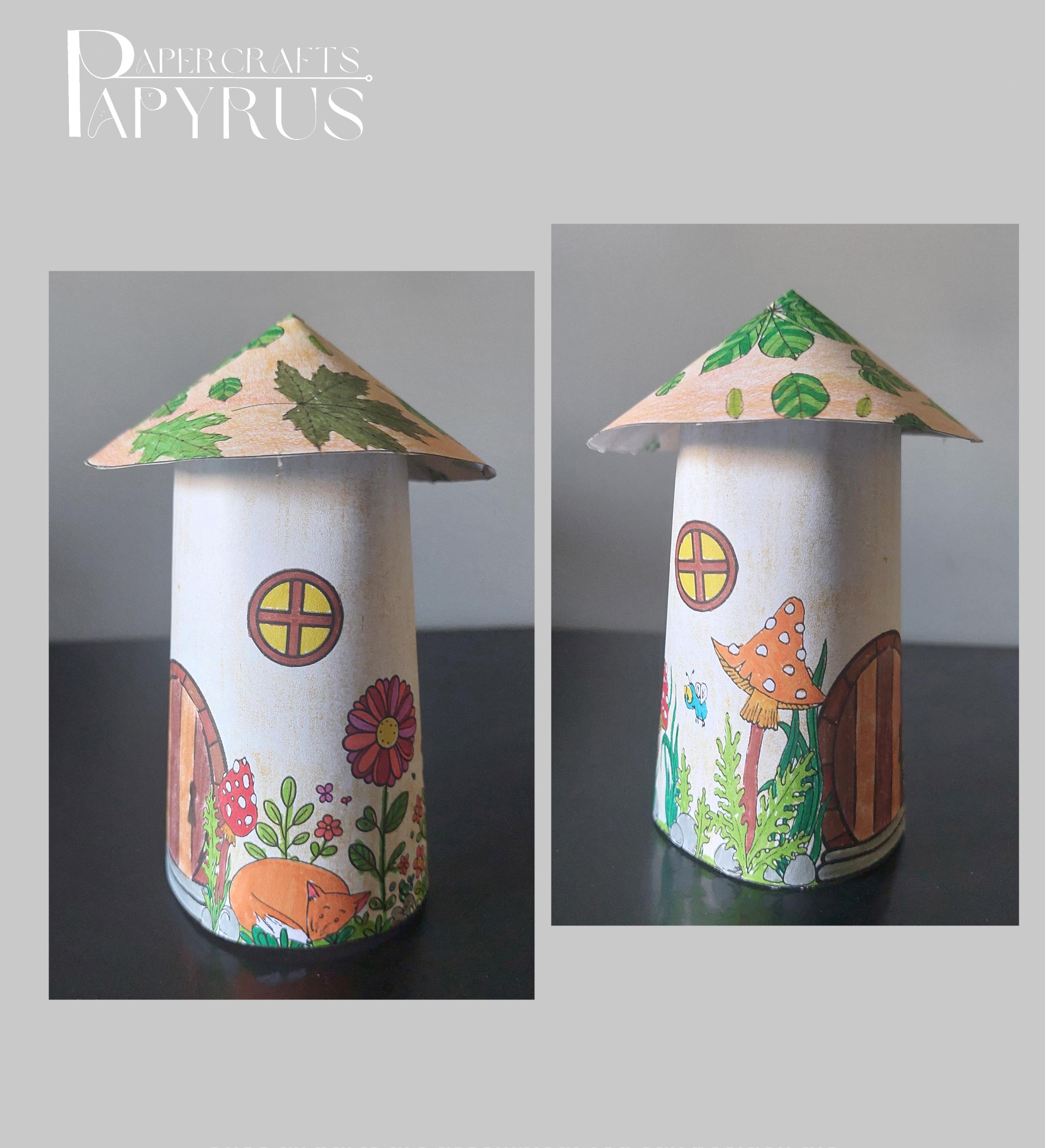 Fairy House - DIY Pattern - Enchanting Fairy Houses Coloring Kit ...