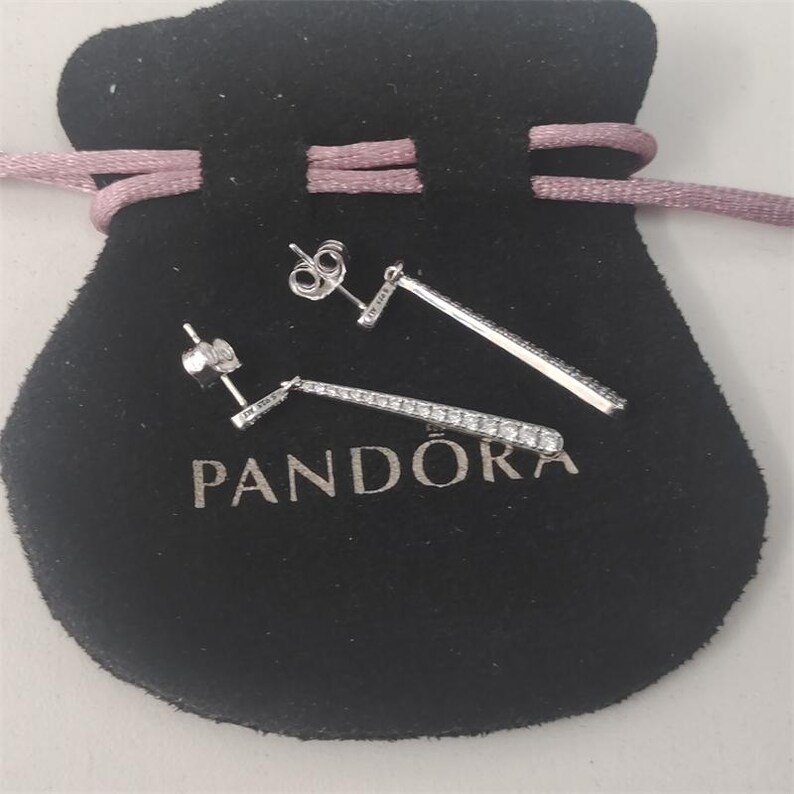 Pendientes Pandora Estrellas Fugaces de Plata S925 ALE - Etsy España