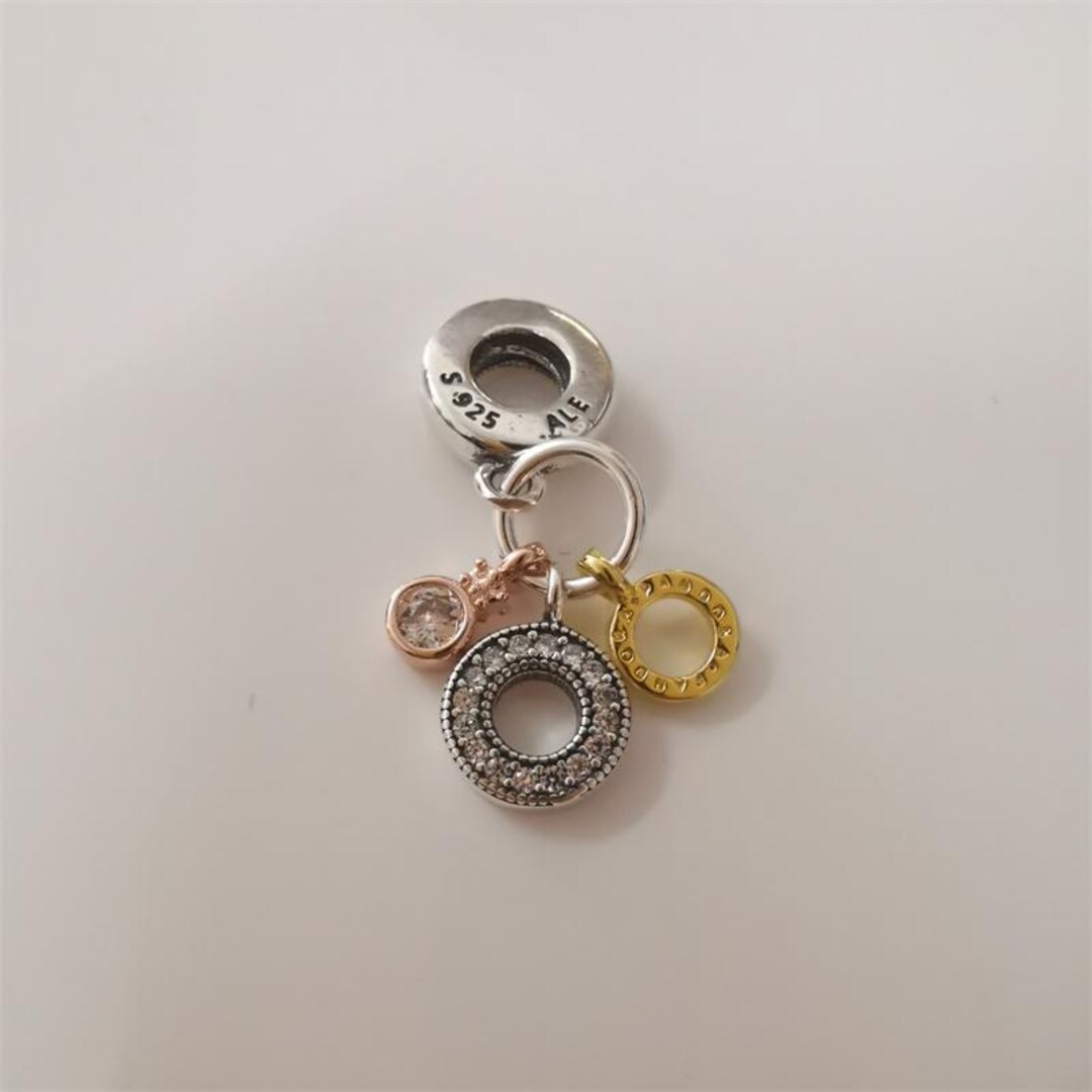 Pandora Triple Monogram & Logo Dangle Charm Silver Charm - Etsy