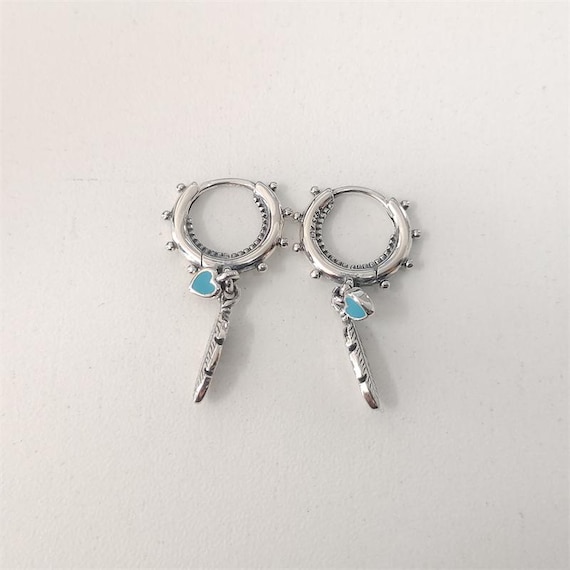 Pandora spiritual feather earrings store