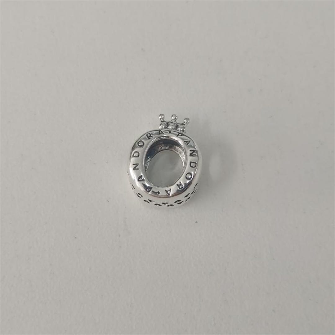 Pandora Charm Bead Pandora Logo & Crown O Charm S925 ALE - Etsy
