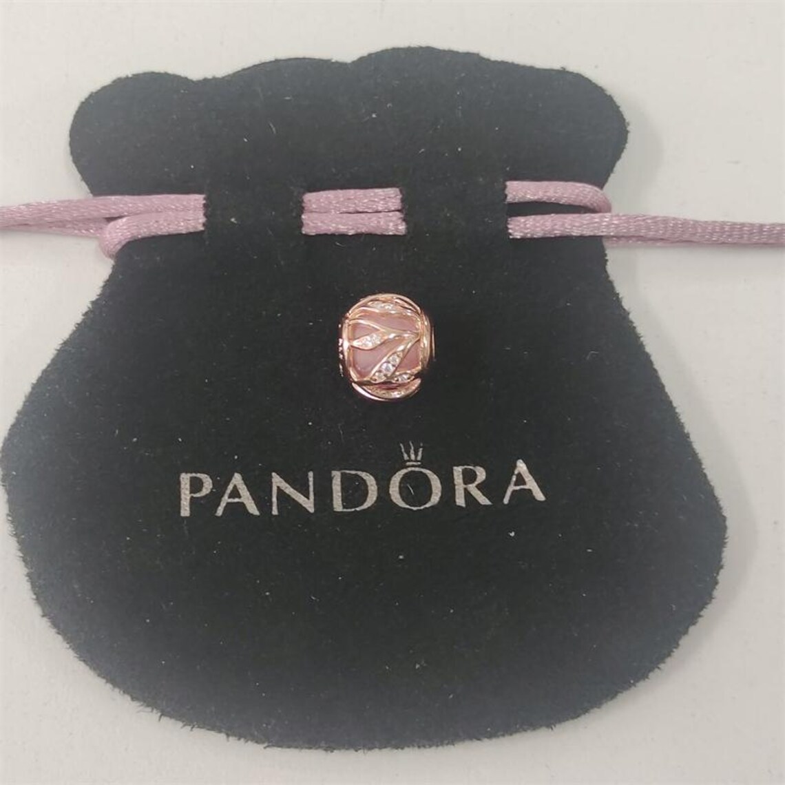 Pandora Rose Gold Bonds of Love Pink Essence Charm ALE - Etsy