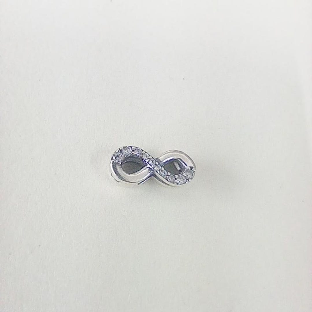 Pandora Sterling Silver Reflexions Sparkling Infinity Clip Charm S925 ...